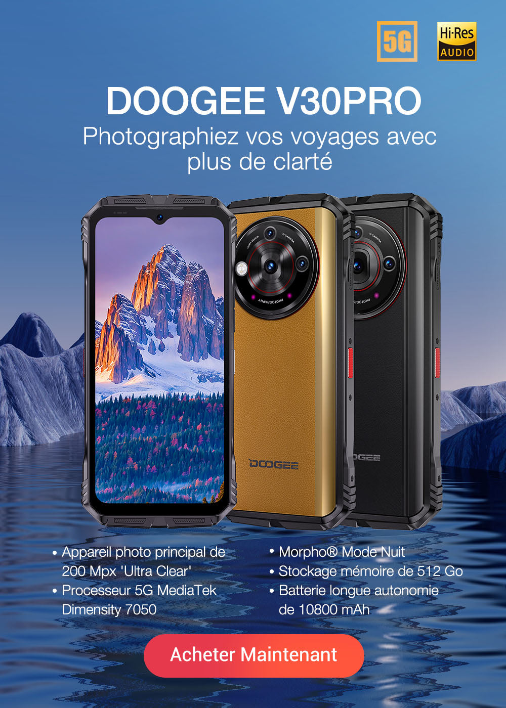 Doogee France | Smartphone Durci | Tablettes | Accessoires