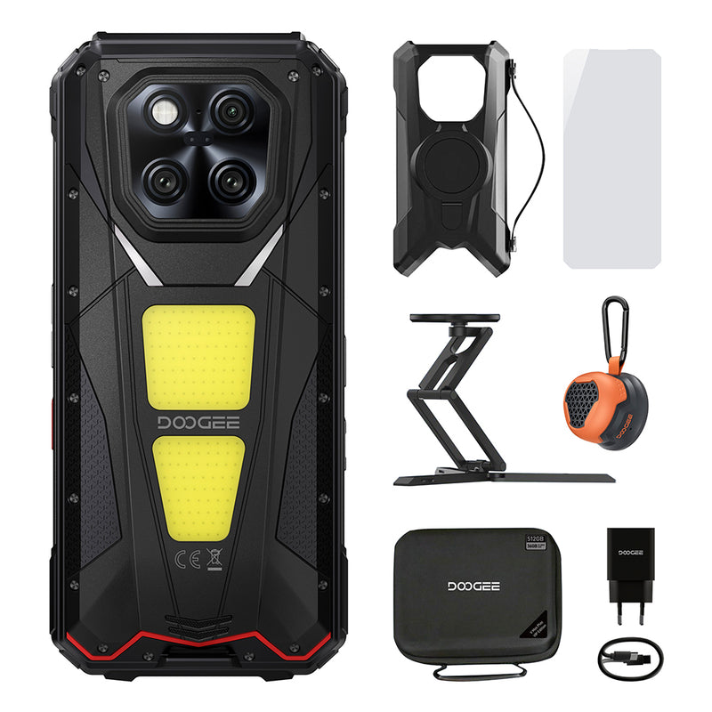 Doogee V Max Play VIP - Smartphone Robuste 5G avec Projecteur Portable